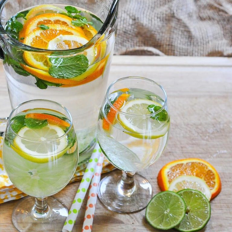 Citrus and Mint Infused Water – Good Thymes and Good Food